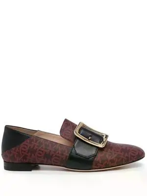 Bally Buckle-detail Loafers - Red