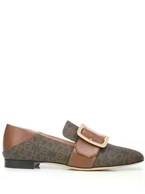 Bally Janelle Monogram Loafers - Brown