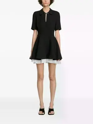Sandro Ruffled Mini Dress