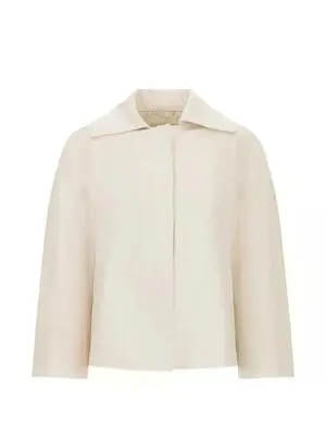 Herno Long Sleeve Cape With Padded Sleeves