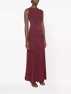 Sandro Button-embellished Maxi Dress