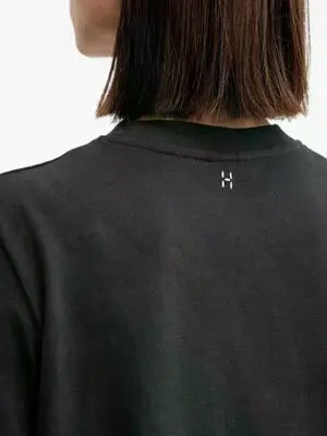 HAGLOFS Logo Detail Crew Neck T-shirt - Black