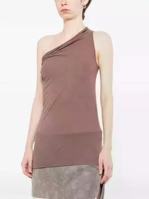 Rick Owens One-shoulder Draped Top