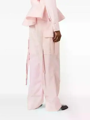 Stella McCartney Ribbon-trimmed Cargo Pants