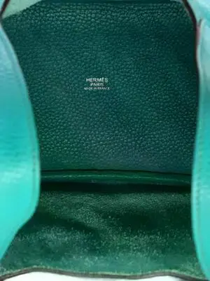 Hermès Picotin Lock Bag Clemence Pm Bucket Bag - Blue