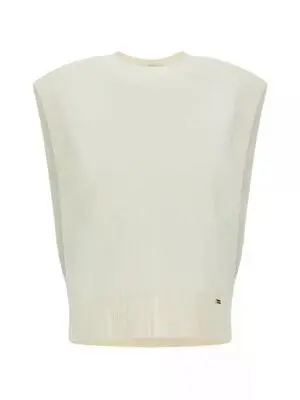 Herno Ribbed-hem Tank Top - Neutrals