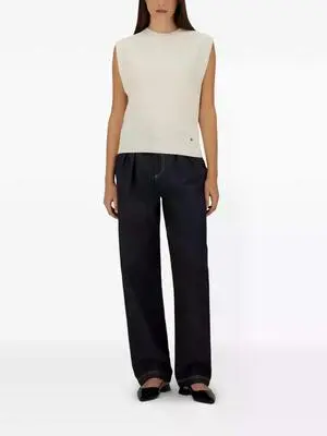 Herno Ribbed-hem Tank Top