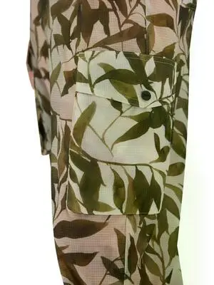 Herno Floral-print Straight-leg Trousers