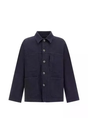 Herno Patch-pocket Denim Shirt Jacket - Blue