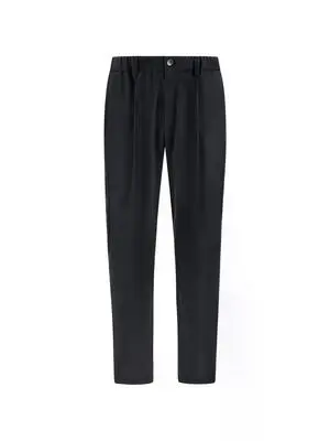 Herno Pleat-detail Trousers - Blue