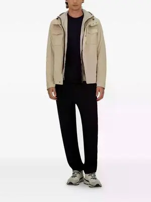 Herno Suede-effect Hooded Jacket