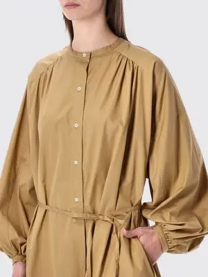Loulou De Saison Midi Shirt Dress With Balloon Sleeves