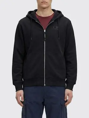 C.P. COMPANY Logo Zip-up Hoodie