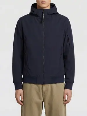 C.P. COMPANY Zip-up Hooded Jacket - Blue