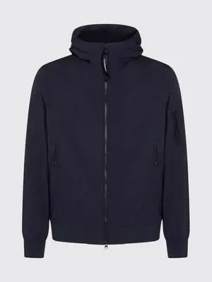 C.P. COMPANY Zip-up Hooded Jacket - Blue