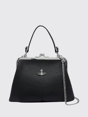 VIVIENNE WESTWOOD Orb Clasp Mini Bag - Black