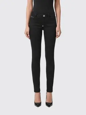 Philipp Plein Skinny Fit Stretch Jeans - Black