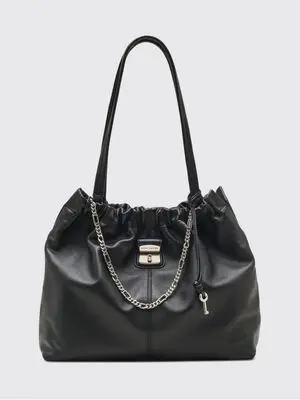 Marc Jacobs The Cristina Draped Lambskin Leather Shoulder Bag - Black