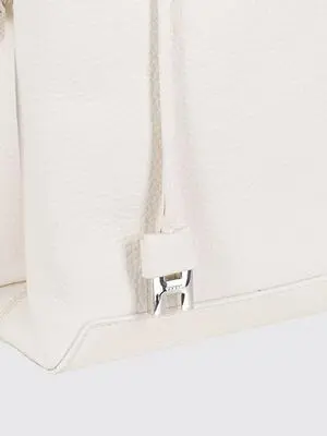 Hogan Grained Leather Handbag - Nude