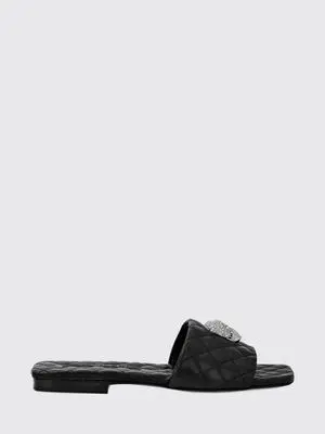 Philipp Plein Quilted Leather Low-heel Mules With Skull Detail - Black
