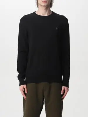 Polo Ralph Lauren Basic Knit With Embroidered Logo - Black
