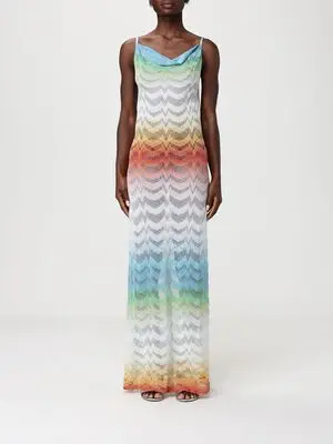Missoni Maxi Dress With Zigzag Print - Multicolor