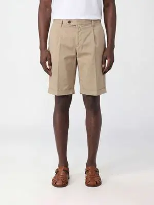 BRIGLIA 1949 Cotton Tailored Shorts - Beige