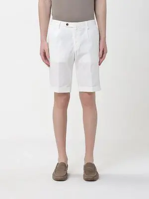 BRIGLIA 1949 Cotton Tailored Shorts - Milk