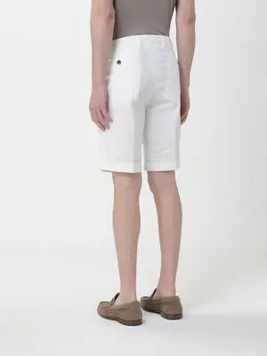 BRIGLIA 1949 Cotton Tailored Shorts - Milk
