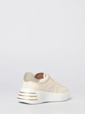 Hogan Smooth Leather Low Top Sneakers - Beige