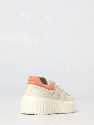 Hogan H-stripes Hammered Leather Sneakers