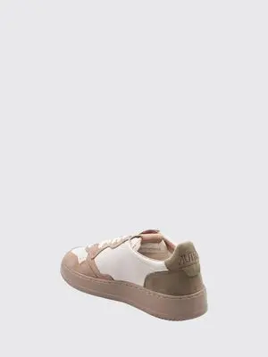 AUTRY Autry Medalist Low Sneakers In Smooth Calfskin Ocher