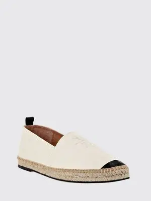 Philipp Plein Cotton Canvas Espadrilles With Logo And Jute Sole - White