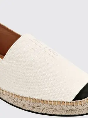 Philipp Plein Cotton Canvas Espadrilles With Logo And Jute Sole - White