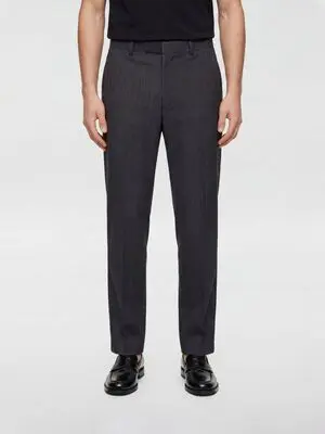 MAISON MARGIELA Virgin Wool And Cotton Tailored Trousers - Black