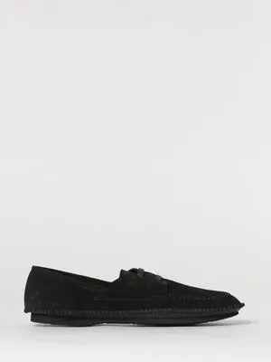 Premiata Deconstructed Suede Derby Shoes - Black