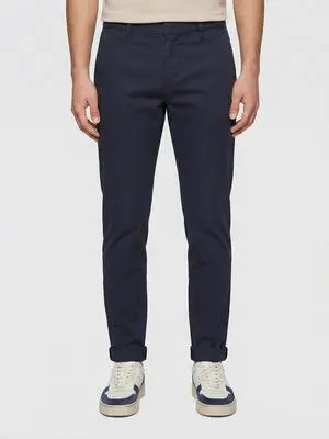 DONDUP Gabardine Chino Trousers - Blue