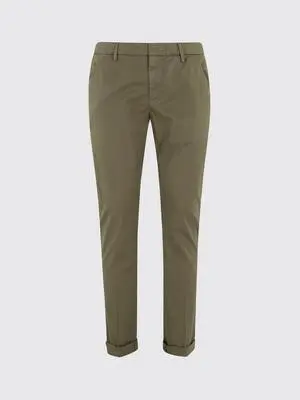DONDUP Gabardine Chino Trousers - Green