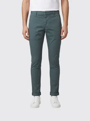 DONDUP Gabardine Chino Trousers - Mouse Grey