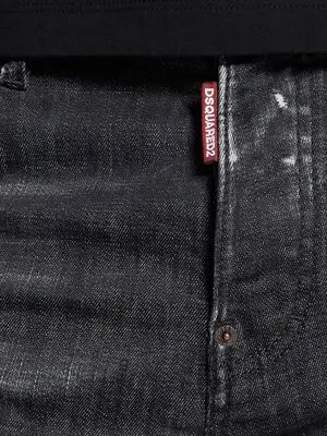 Dsquared2 Distressed Cotton Denim Trousers