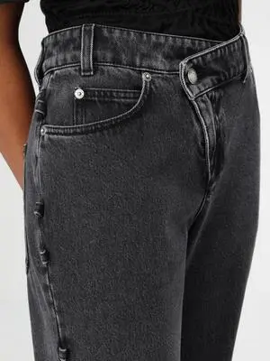 Alexander McQueen Asymmetrical Waist Jeans