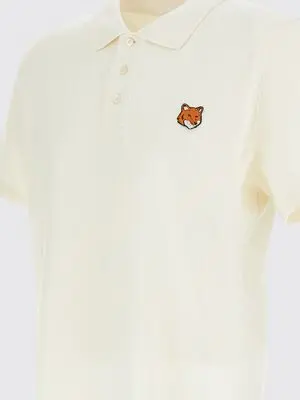 Maison Kitsuné Polo Shirt Colour - Beige