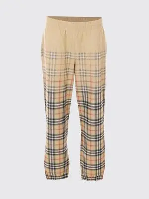 Burberry Jogging Trousers In Vintage Check Cotton