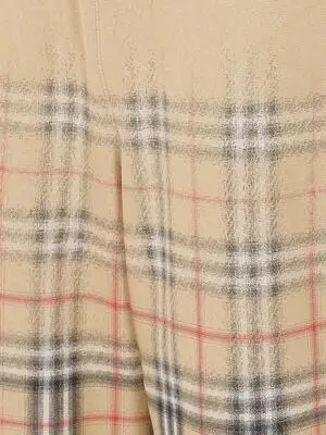 Burberry Jogging Trousers In Vintage Check Cotton