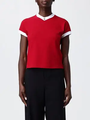 Versace Stretch Cotton T-shirt With Contrasting Details
