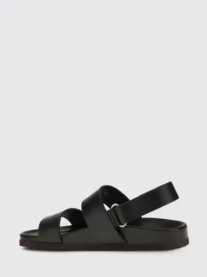 Valentino Garavani Vlogo Calfskin Leather Slingback Sandals