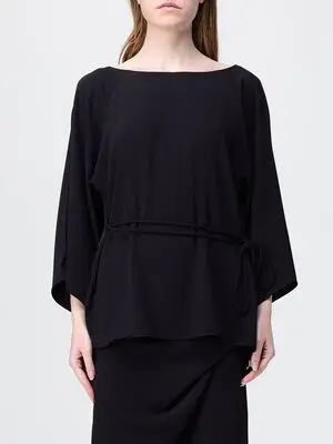 HANITA Crepe Blouse - Black