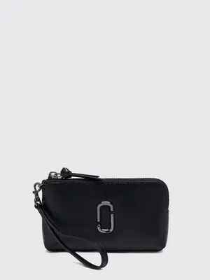 Marc Jacobs Snapshot Leather Wristlet Pouch - Black