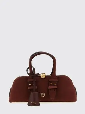Pinko Escape Suede Bag - Burgundy