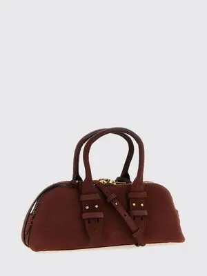 Pinko Escape Suede Bag - Burgundy